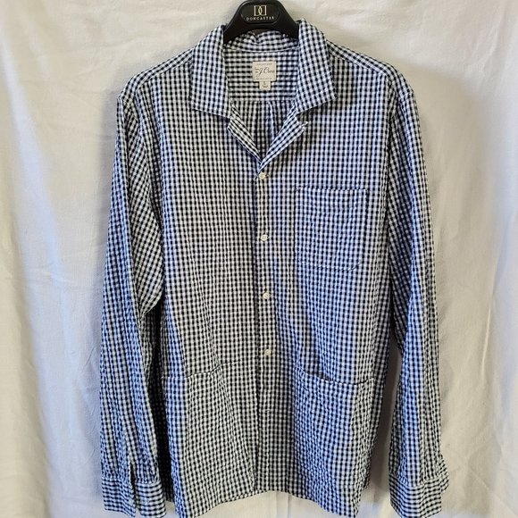 J. Crew | Shirts | J Crew Reimagined Seersucker Button Up Camp Shirt | Poshmark